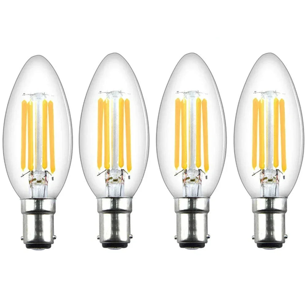 LED Candle Filament B22 Light Bulb